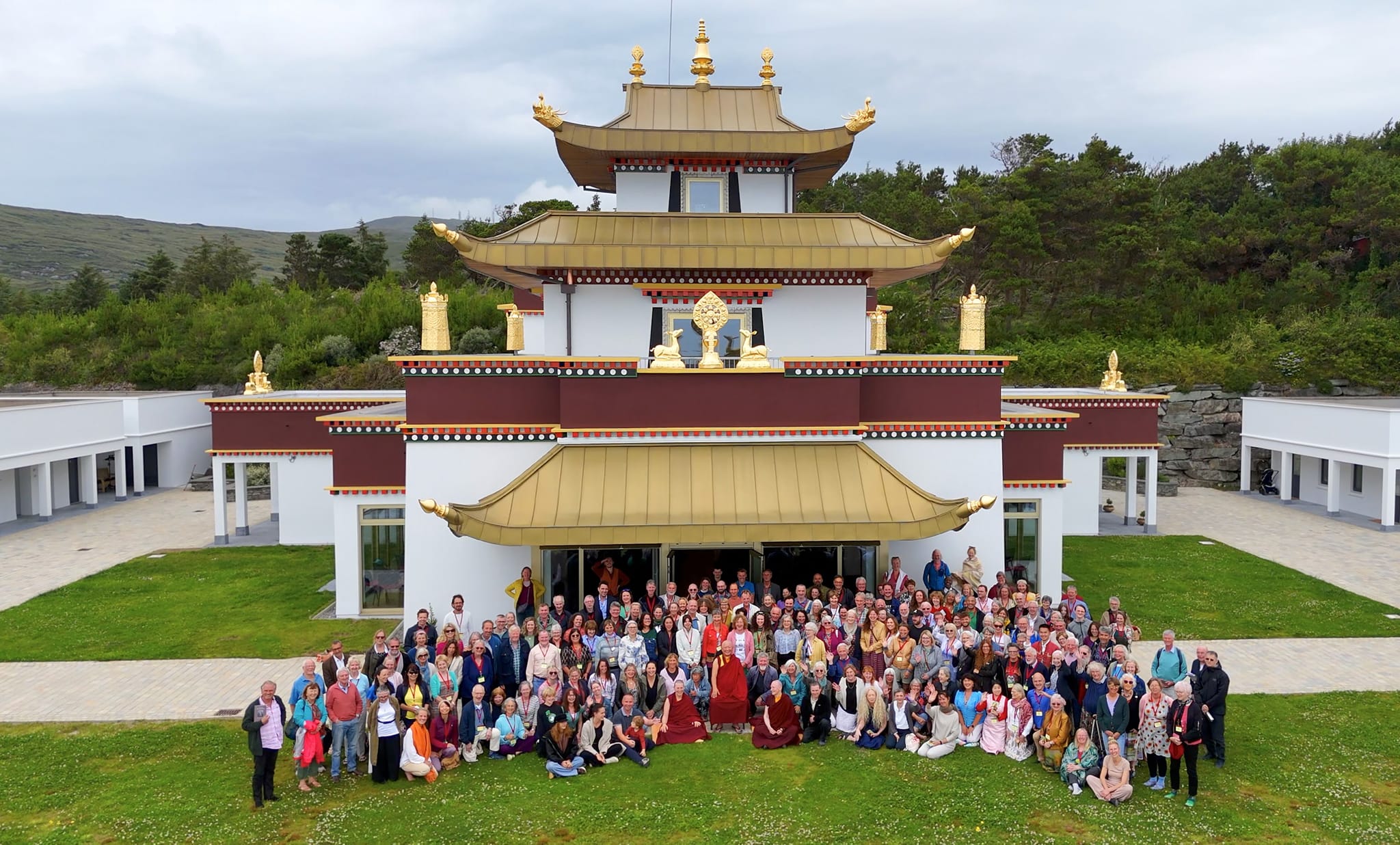 Rinpoche gives the first teachings in the new Dzogchen Beara temple ...